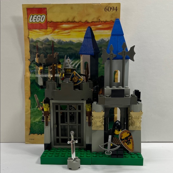Lego | Toys | Lego 694 Castle Guarded Treasure Medieval Fortress With ...